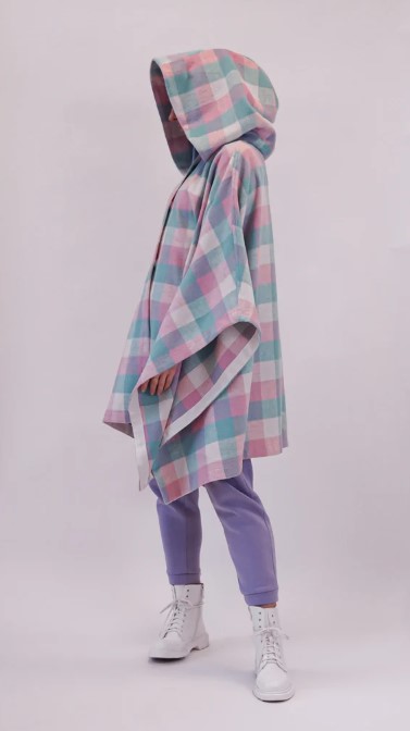 Swifties Eras Sewing Tour - Evermore: Plaid Hooded Cape